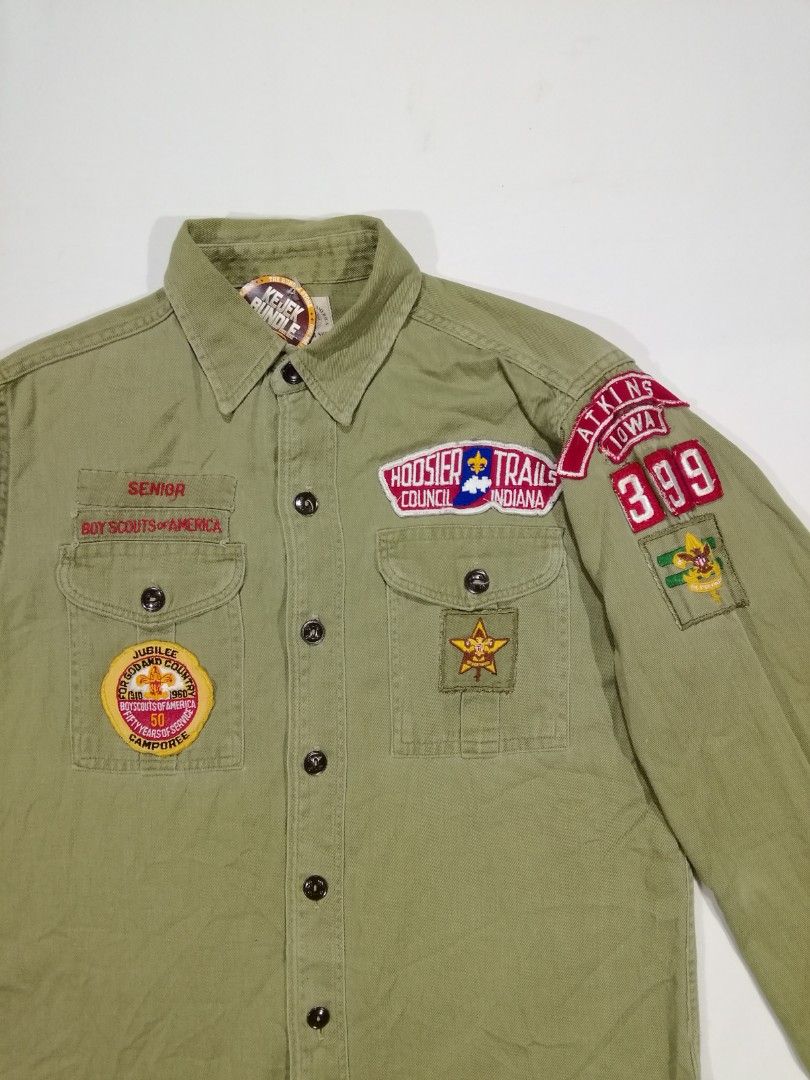 VTG 60s BOY SCOUT OF AMERICA 50 (1910-1960) YEARS JUBILEE CAMPOREE ...