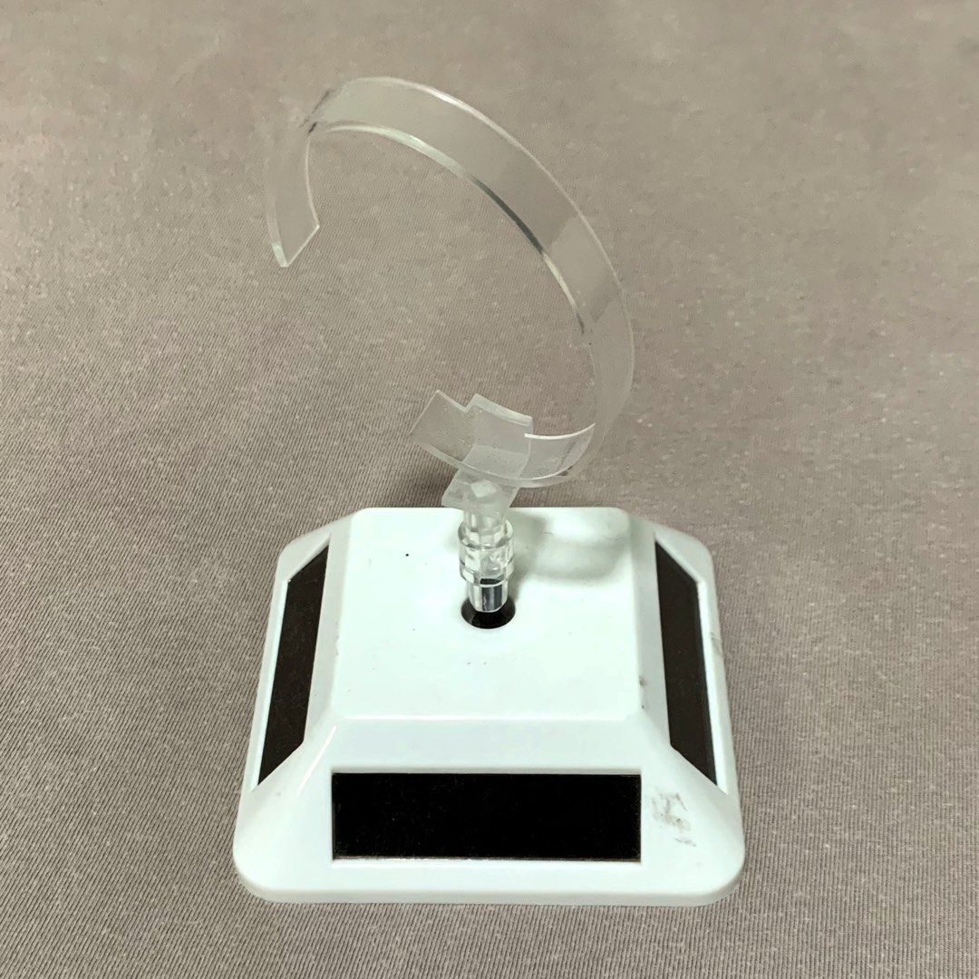 Watch Rotating Display Holder Solar Battery Powered Stand, Men's ...