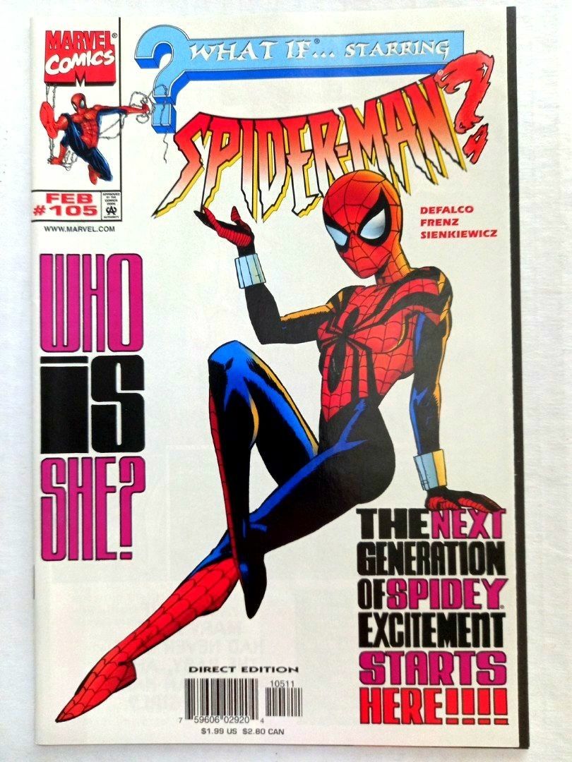 What If ... Starring Spider-man? #105, 1st Spider Girl, Spider-verse, NM gem, Hobbies & Toys ...