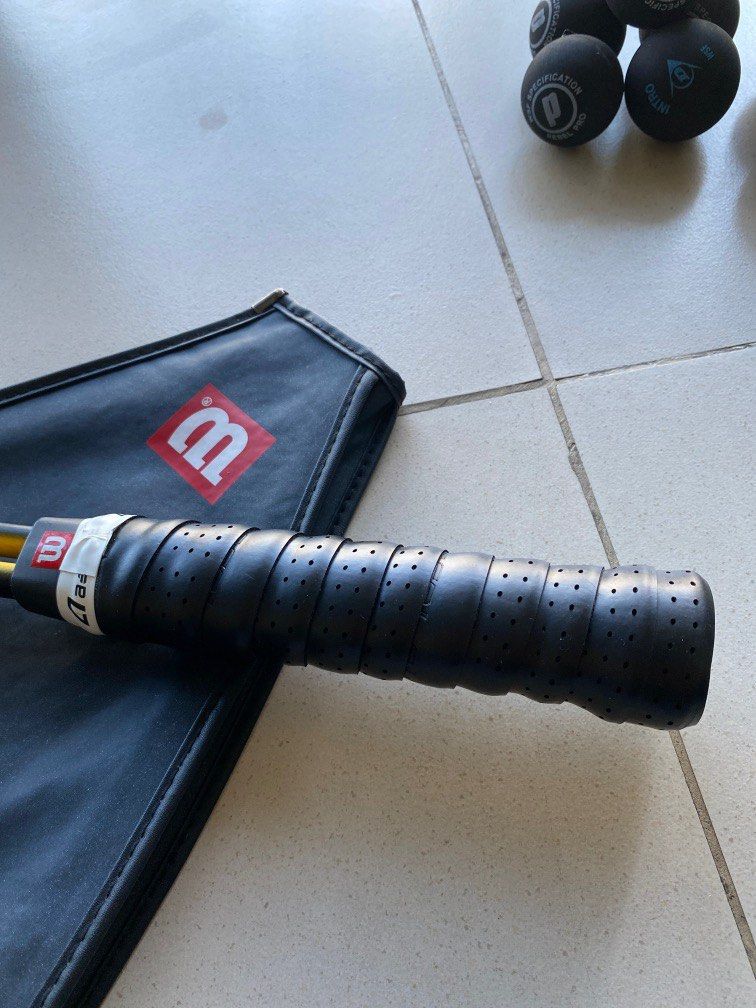 Wilson Power Titanium Squash Racquet, Sports Equipment, Sports & Games ...