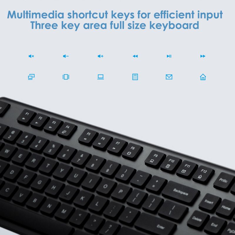 Xiaomi Wireless Keyboard and Mouse Set Combo GEN 2 104 Keys Windows ...