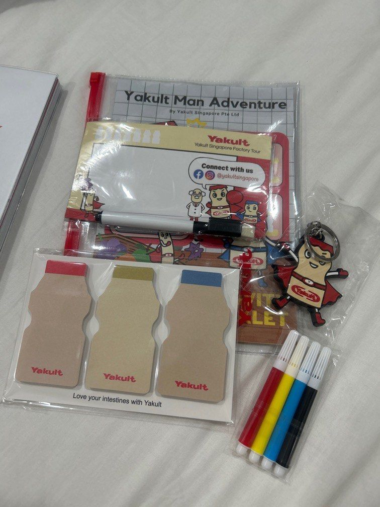 Yakult Man monthly/ weekly Planner and all accessories, Hobbies & Toys ...