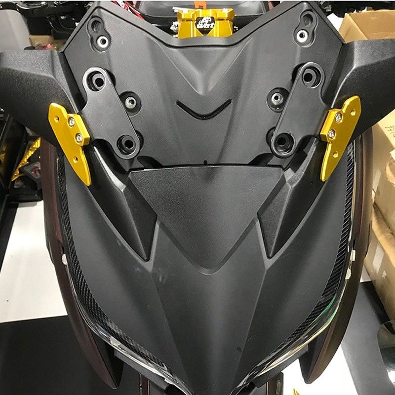 Yamaha XMAX V1 relocate rear view mirror, Motorcycles, Motorcycle ...