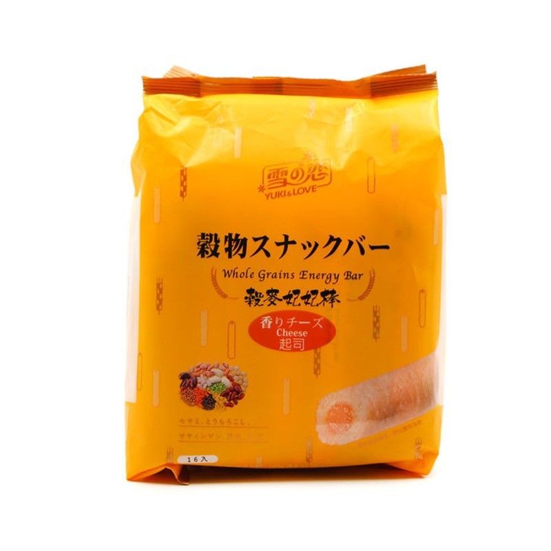 Yuki and love energy bar matcha cheese wafer biscuits rolls whole grain ...