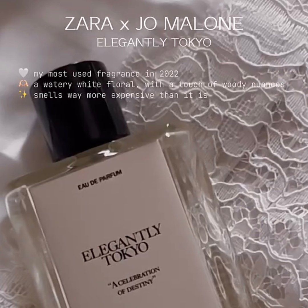 Zara x JO MALONE Elegantly Tokyo EDP (eau de parfum), Kesehatan ...