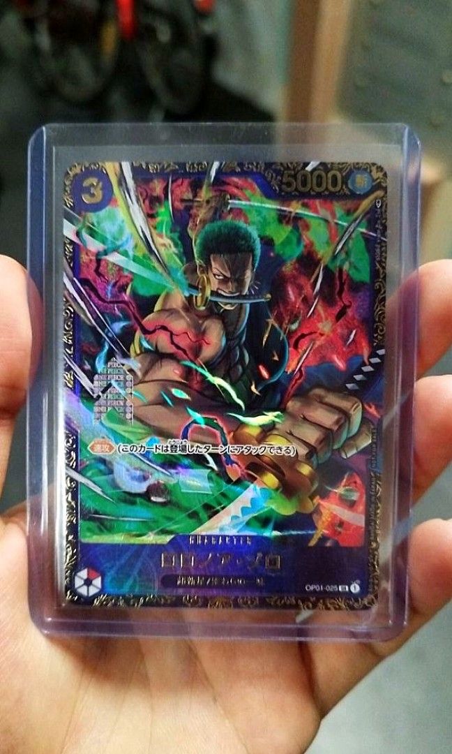 Zoro Flagship Winner Promo One Piece OP01-025, Hobbies & Toys, Toys ...