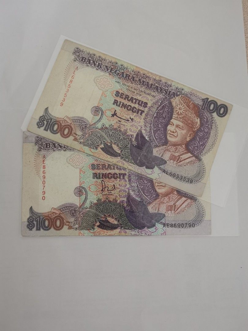 Malaysia RM100 ringgit 6th & 7th, Hobbies & Toys, Memorabilia ...