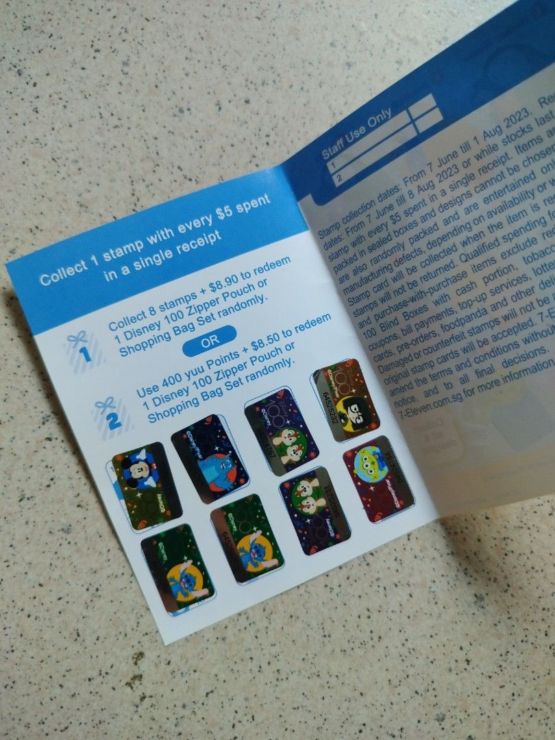 7 Eleven 7 11 Disney 100 Stickers, Hobbies & Toys, Toys & Games on ...