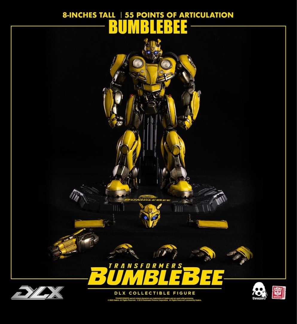 二手 95%新 變形金剛 3A THREEZERO DLX BUMBLEBEE BUMBLE BEE 大黃蜂 3ZERO THREEA TRANSFORMERS TRANSFORMER, 興趣 ...