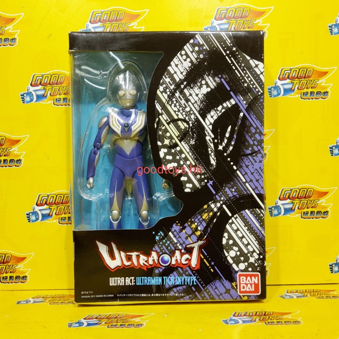 全新未開封 BANDAI ULTRA ACT ULTRAMAN TIGA SKYTYPE 超人 迪加 天空形態, 興趣及遊戲, 玩具 & 遊戲類 - Carousell