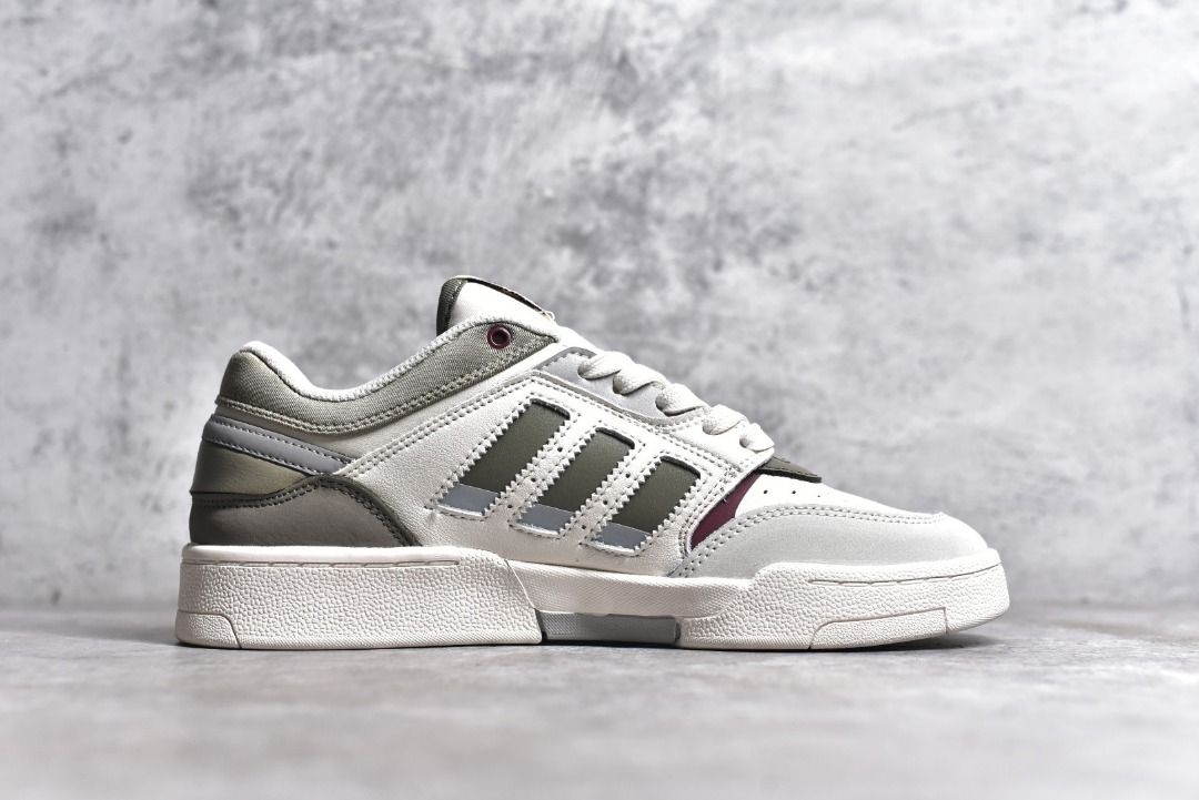 Adidas originals Drop Step 'White Dark Green' shoes, Men's Fashion ...