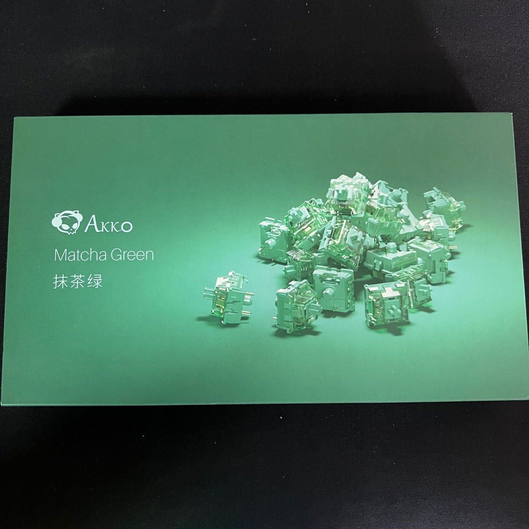 Akko CS matcha green switches (linear), Computers & Tech, Parts ...