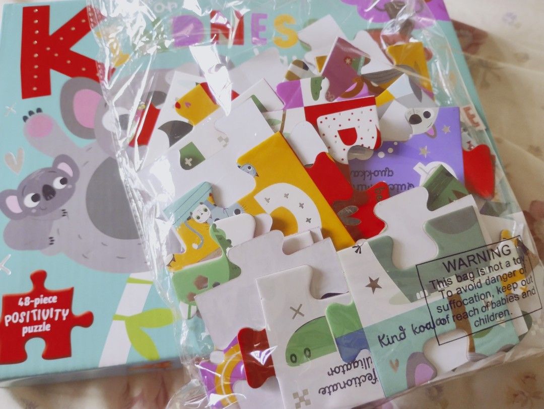 Alphabet Jigsaw puzzle, Hobbies & Toys, Toys & Games on Carousell