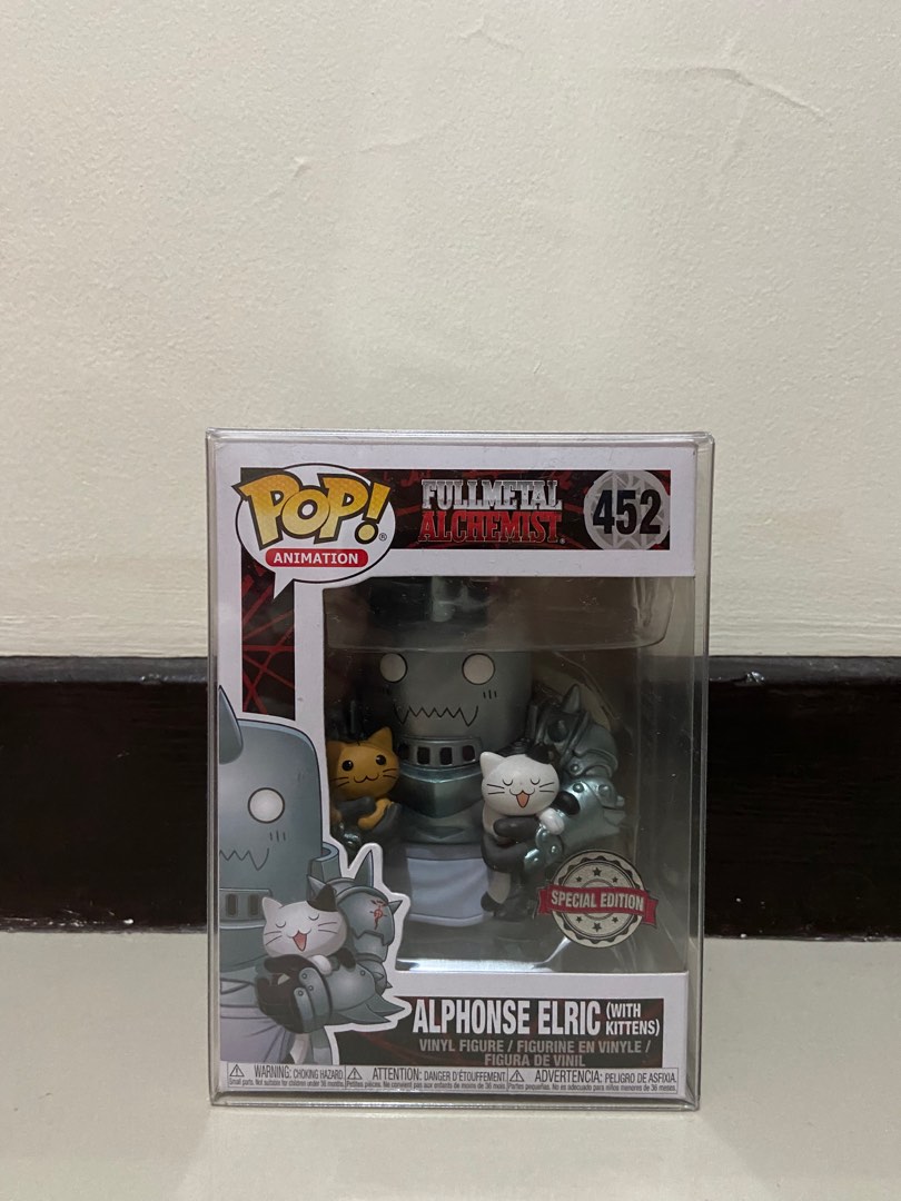Alphonse Elric ( with kitten ) special edition |Funko pop on Carousell
