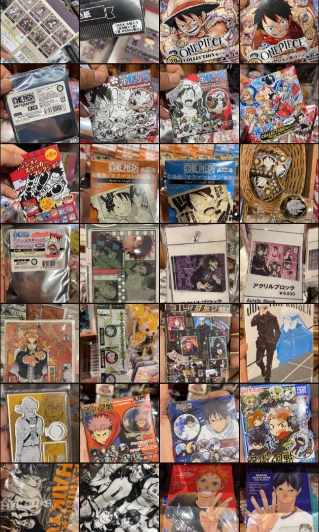 Anime Shopping Telegram ; Jujutsu Kaisen Haikyu Haikyuu Demon Slayer ...