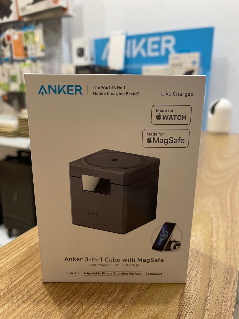 Anker 3-in-1 Cube with MagSafe, Mobile Phones & Gadgets, Mobile ...