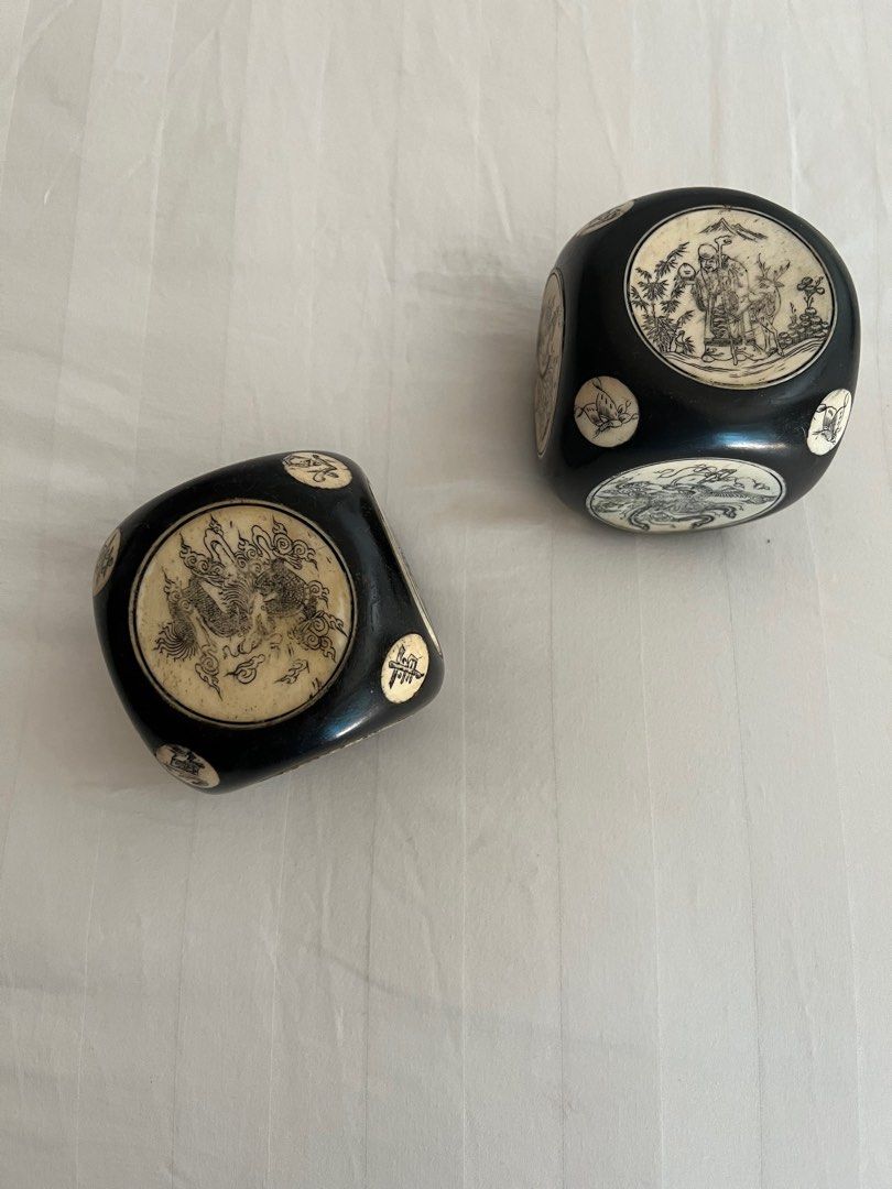 Antique Desk Top Chinese Dice, Hobbies & Toys, Memorabilia ...