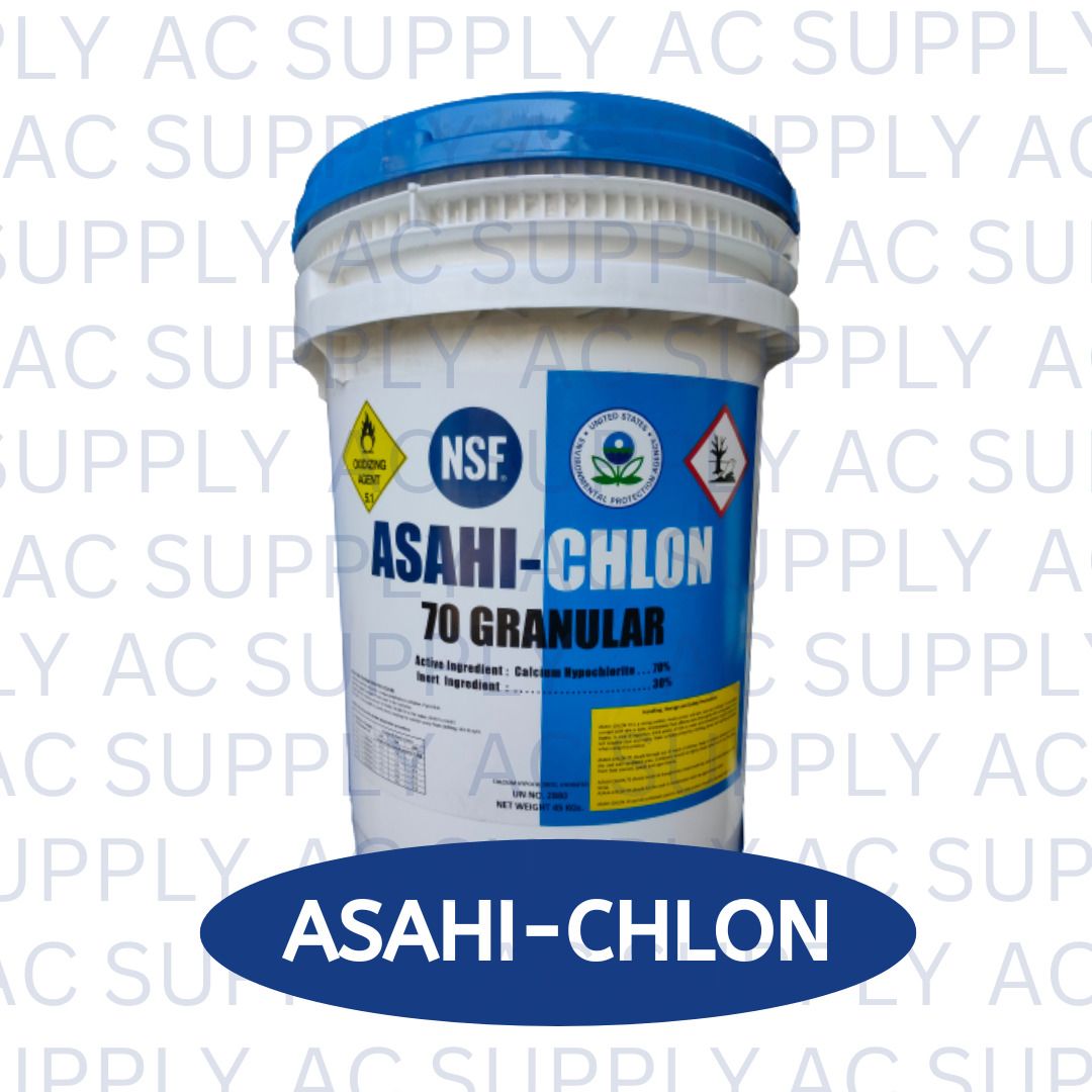 Asahi-Chlon Chlorine Calcium Hypochlorite Granules, Hobbies & Toys ...