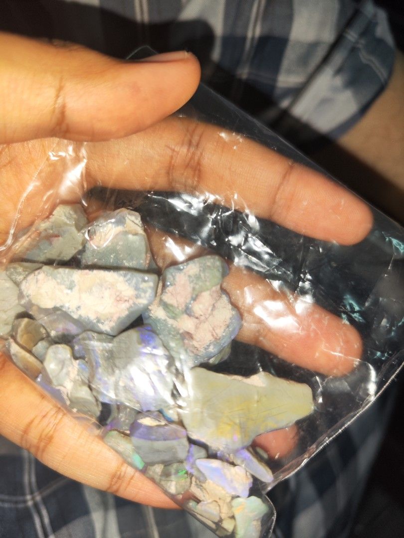 Australian Lightning Ridge Rough Opal, Women's Fashion, Jewelry ...