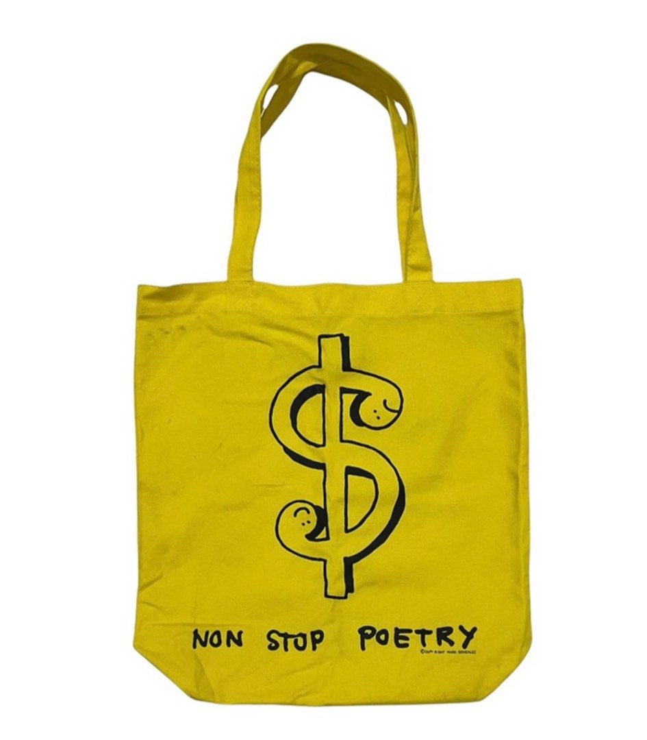 Authentic Mark Gonzales Skateboard Art Poem Tote Bag, Men's Fashion ...