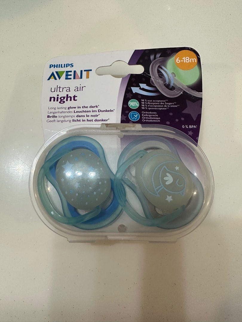 Avent Ultra Air Night pacifier, Babies & Kids, Nursing & Feeding ...
