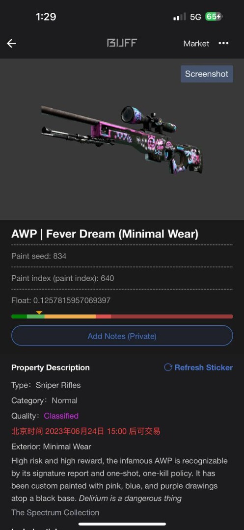 CSGO AWP | Fever Dream (Minimal Wear), Video Gaming, Video Games ...