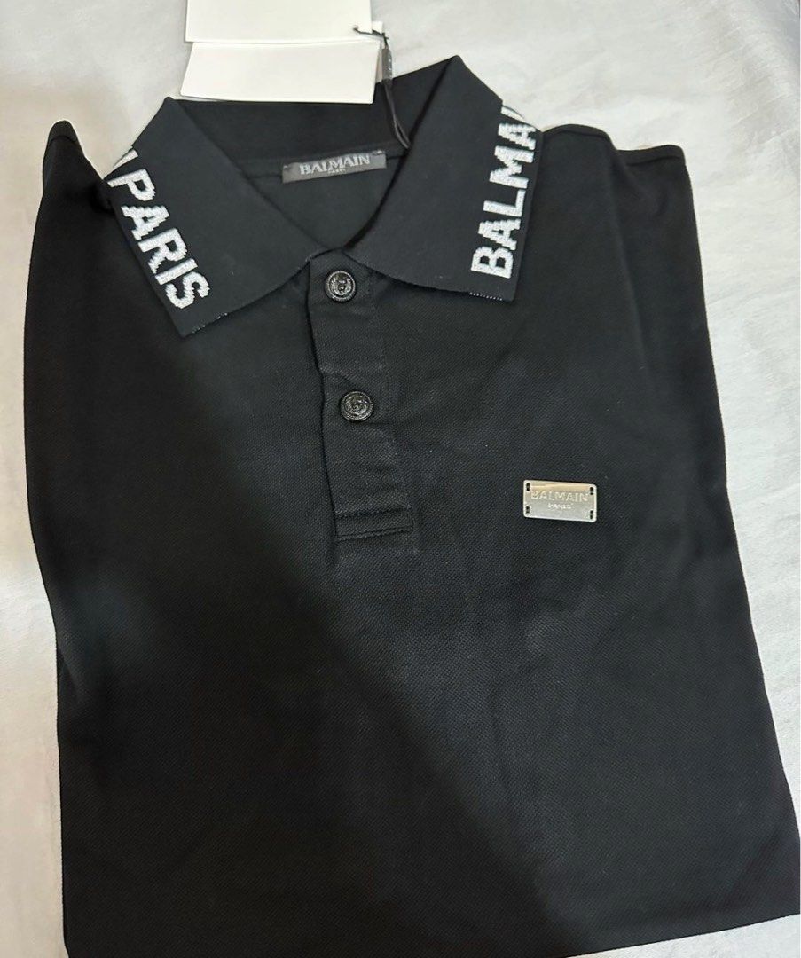 Balmain Polo Shirt, Men's Fashion, Tops & Sets, Tshirts & Polo Shirts ...
