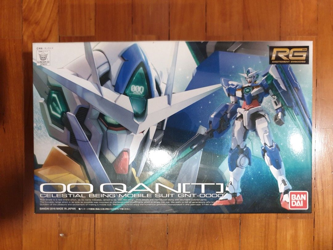 Bandai RG Gundam OO Qan[T], Hobbies & Toys, Toys & Games on Carousell