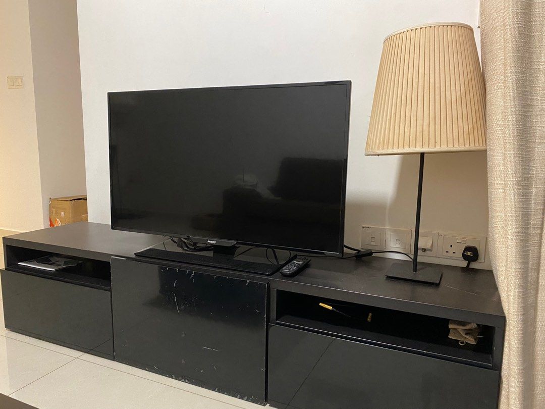 Besta IKEA TV Console, Furniture & Home Living, Furniture, TV Consoles ...