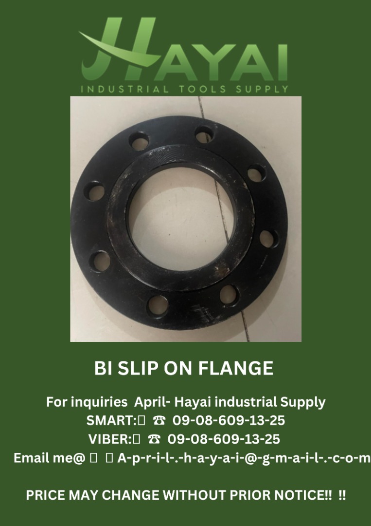 BI Slip on flange, Commercial & Industrial, Construction Tools ...