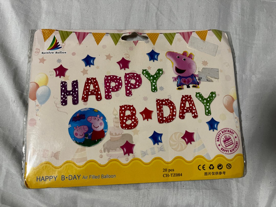 Peppa Pig, Spider Man, Horse: Birthday Party Backdrop, Hobbies & Toys ...