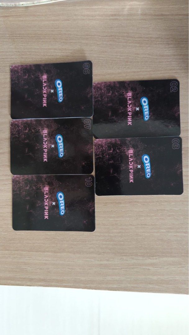 Blackpink Oreo card, Hobbies & Toys, Memorabilia & Collectibles, K-Wave on Carousell