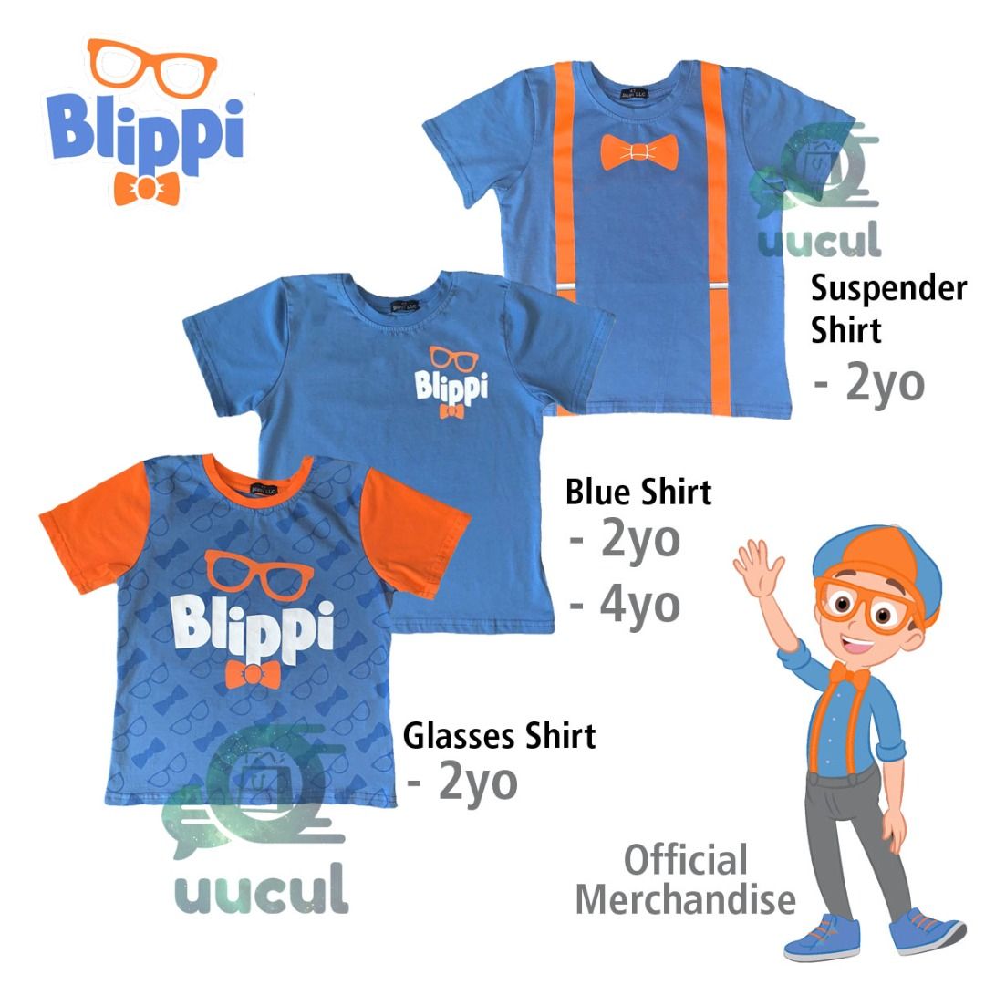 Blippi Tshirt Full Set Costume, Babies & Kids, Babies & Kids Fashion on ...
