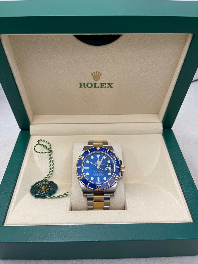 BRAND NEW Rolex Submariner Date Blue Dial, Luxury, Watches on Carousell