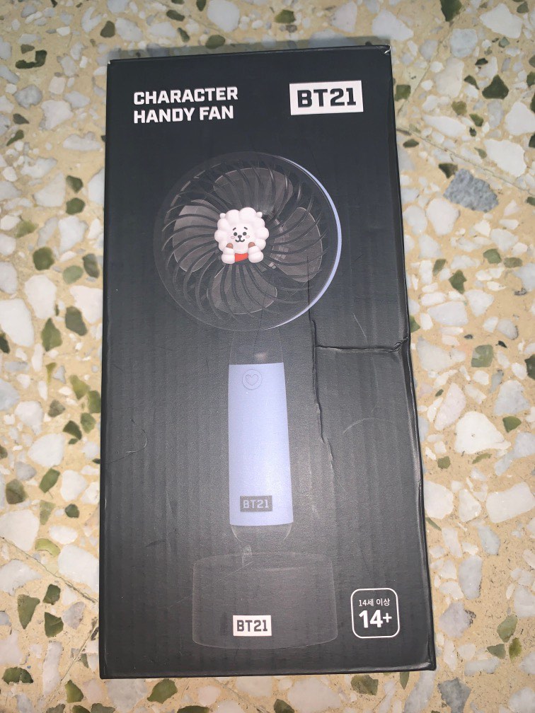 BT21 RJ Fan, Furniture & Home Living, Lighting & Fans, Fans on Carousell