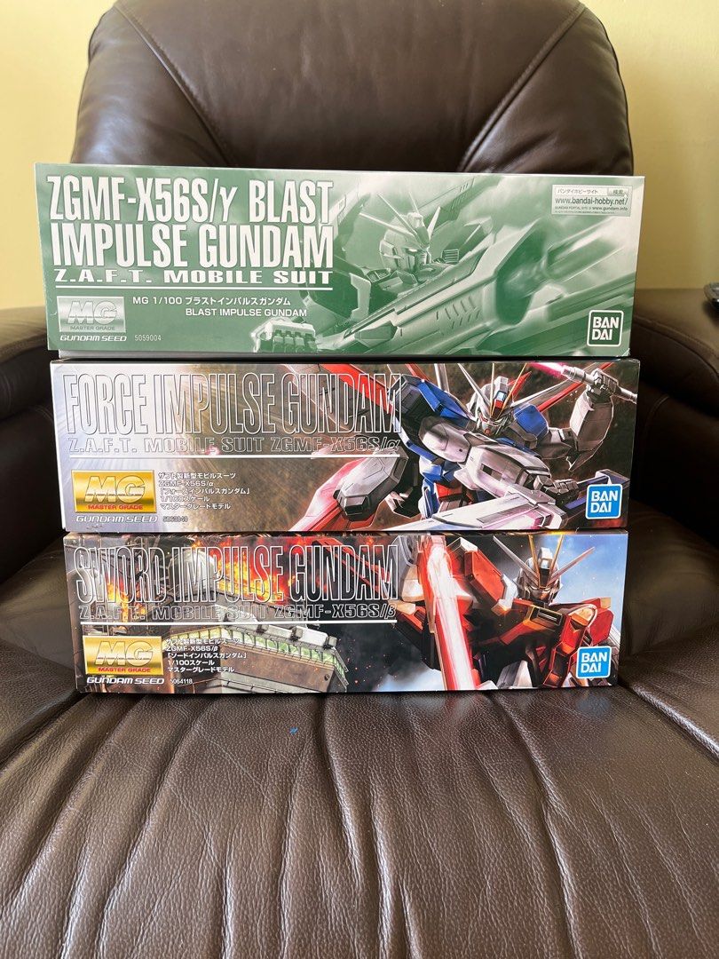 (BUNDLE ONLY) FORCE,SWORD,BLAST IMPULSE GUNDAM, Hobbies & Toys, Toys ...
