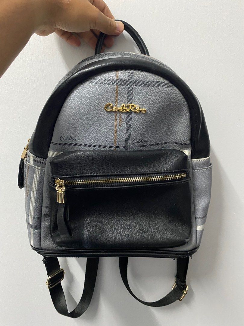 Carlo rino Backpack, Women's Fashion, Bags & Wallets, Backpacks on ...