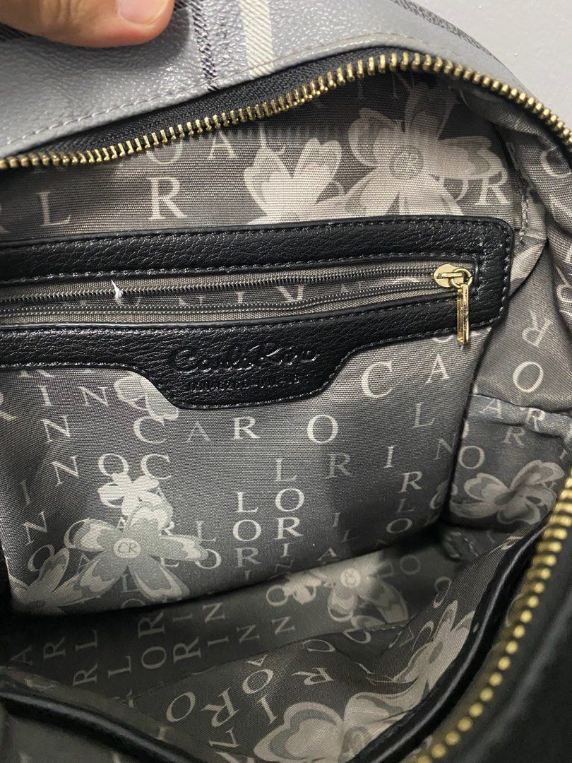 Carlo rino Backpack, Women's Fashion, Bags & Wallets, Backpacks on ...