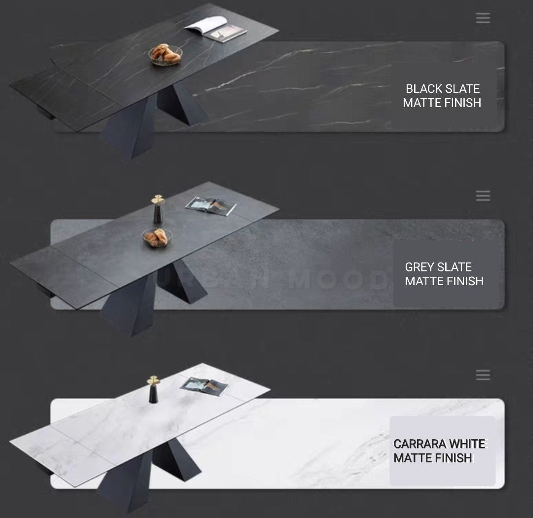 CAVA Modern Sintered Stone Dining Table, Furniture & Home Living, Furniture, Tables & Sets on ...