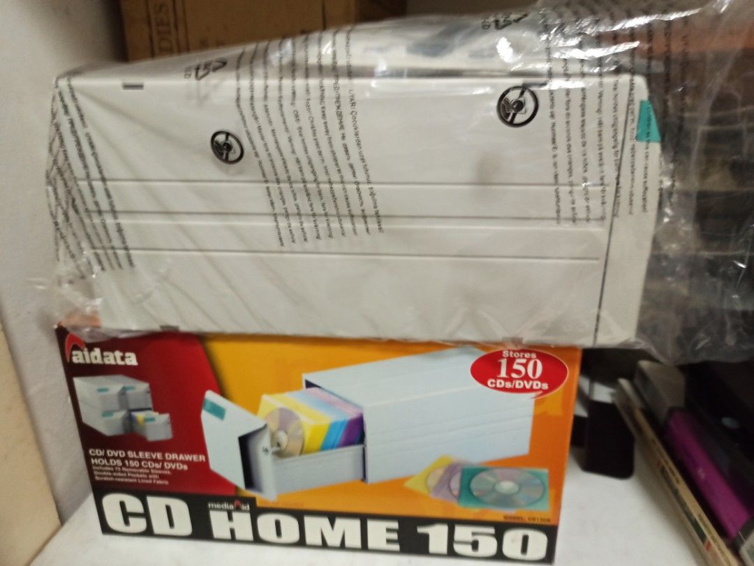 CD DVD Drawer with key and lock, Hobbies & Toys, Music & Media, CDs ...