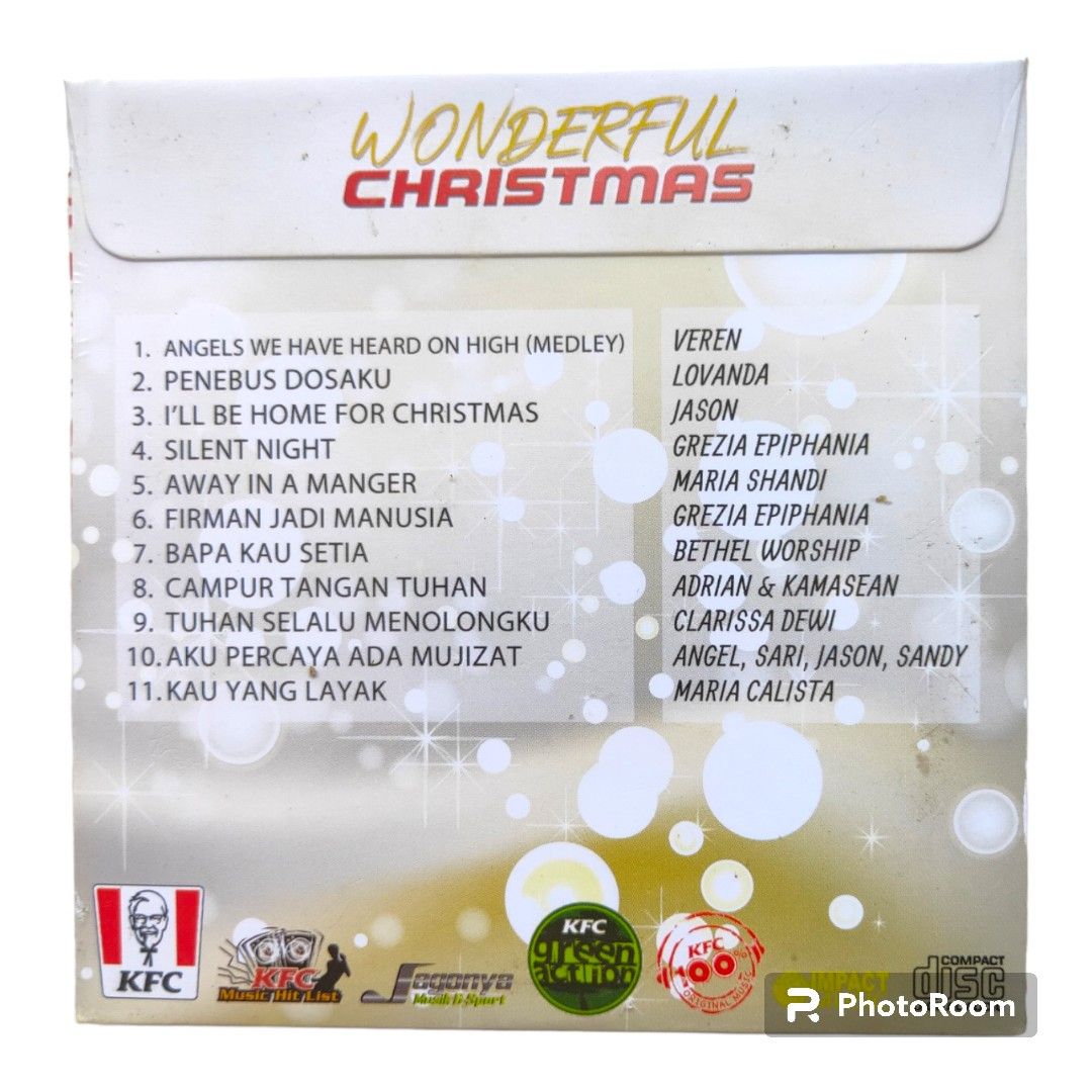 CD KFC Wonderful Christmas, Musik & Media, CD, DVD & Lainnya di Carousell