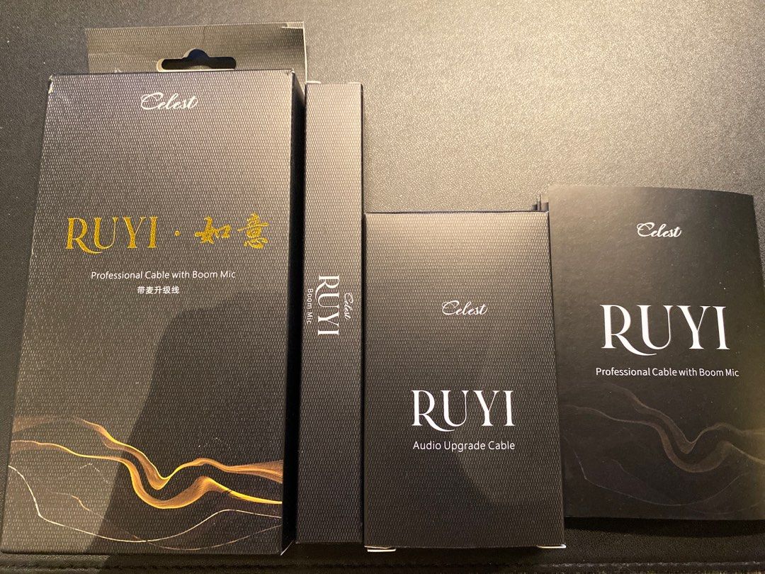 Celest Ruyi IEM cable with boom mic, Audio, Earphones on Carousell