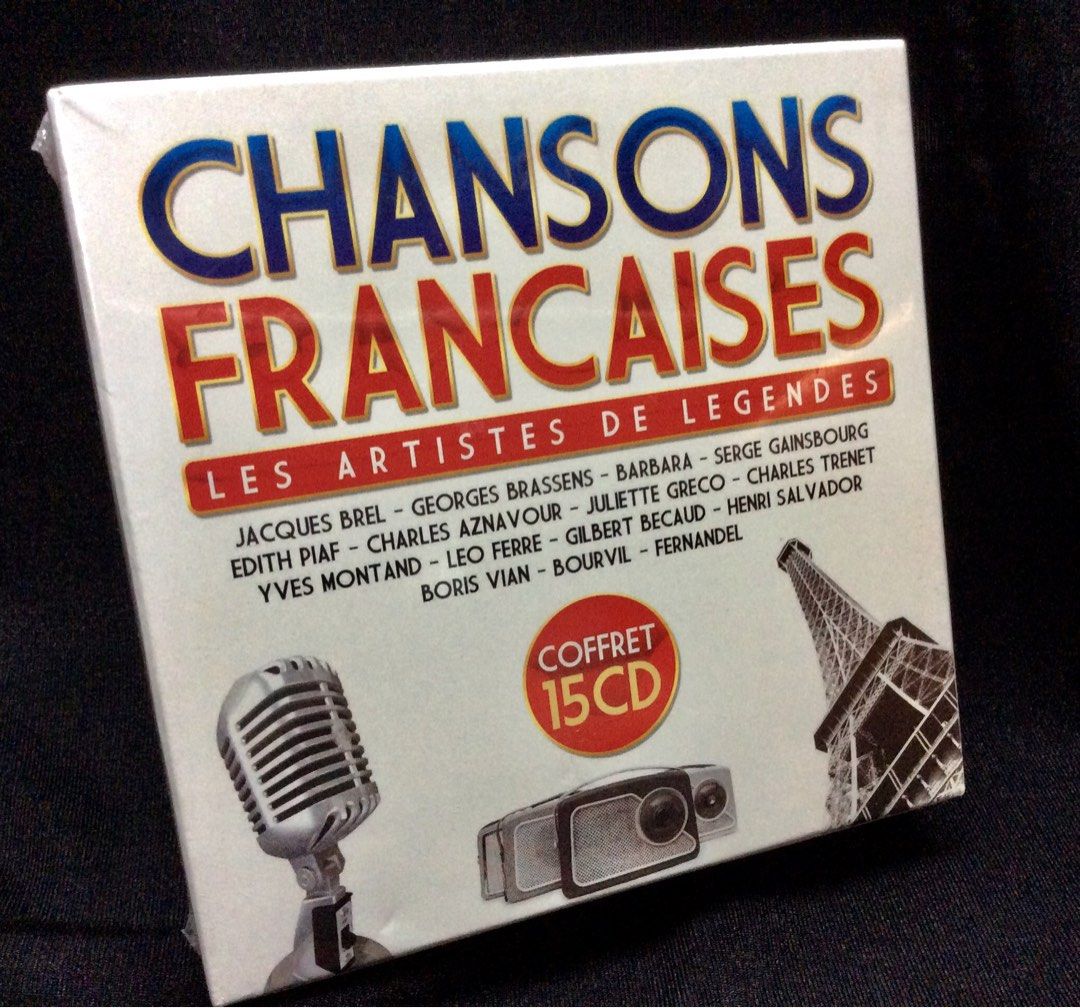 Chansons Francaises (French Songs by Legendary French Artists) 15-CD ...