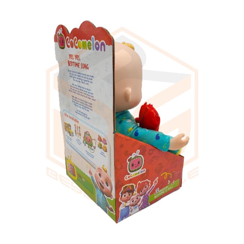 CoComelon Musical Bedtime JJ Doll Original Quality PVC Head Plush Body ...
