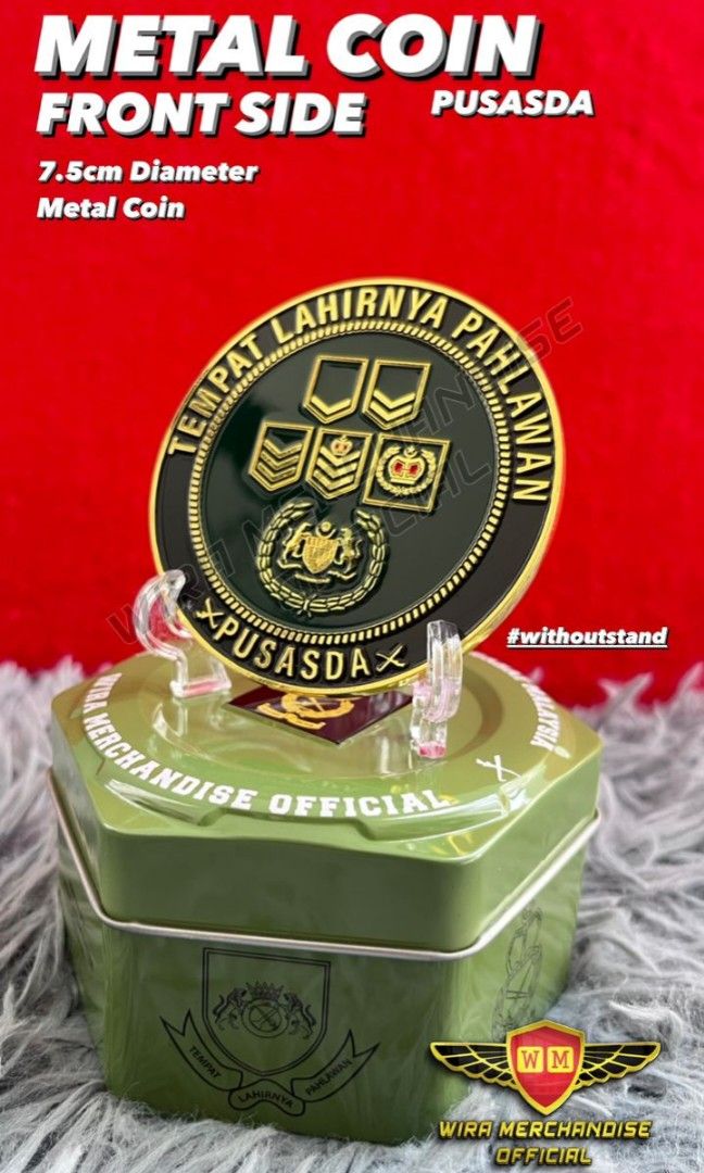 Coin Tentera Darat Pusasda, Hobbies & Toys, Collectibles & Memorabilia ...
