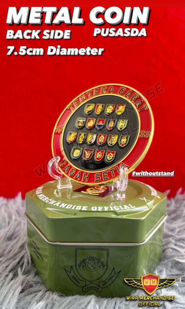 Coin Tentera Darat Pusasda, Hobbies & Toys, Collectibles & Memorabilia ...