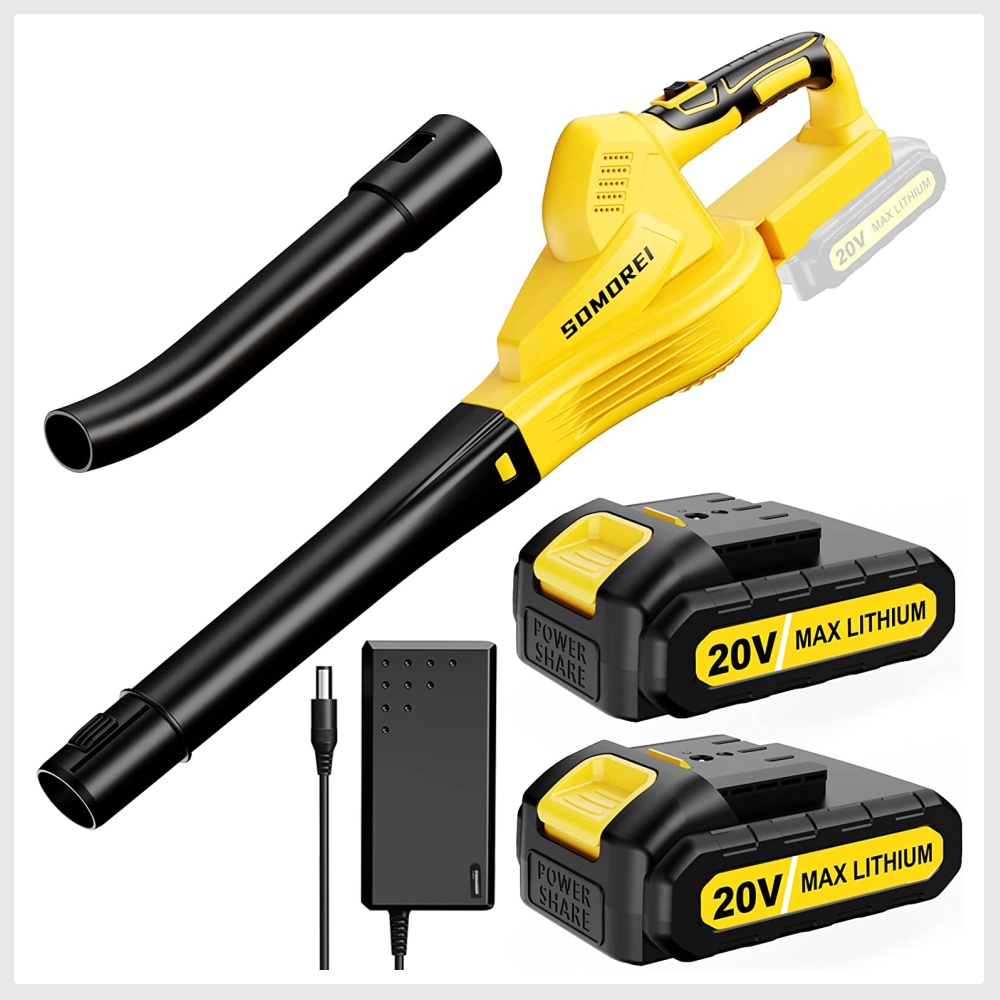 (sgstock) Cordless Leaf Blower Battery Powered - Electric Small Blower ...