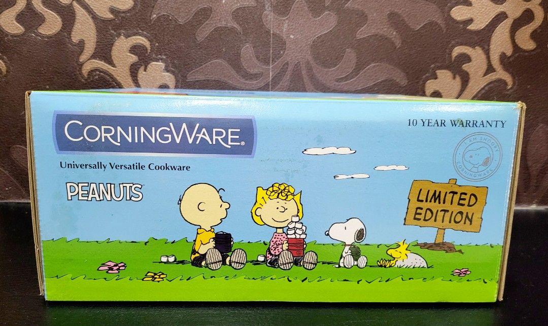 CORNING WARE PEANUTS (2.25L covered casserole), Furniture & Home Living ...
