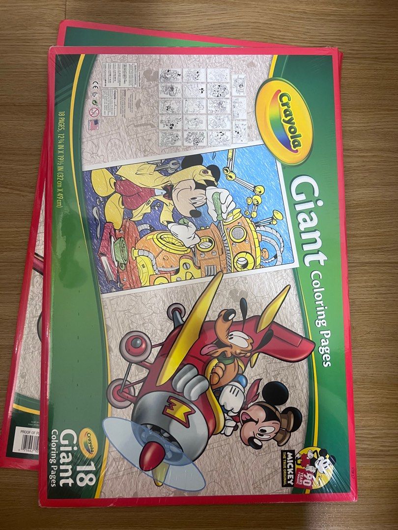 crayola giant coloring pages mickey mouse