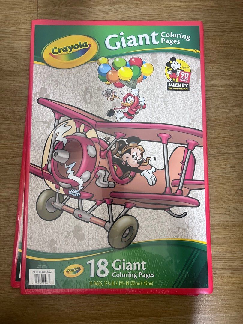 Crayola Giant Coloring Pages, Hobbies & Toys, Stationery & Craft ...